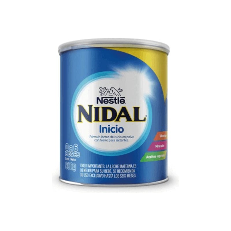 NIDAL Leche Nidal 1 Inicio 800g Fórmula Infantil 0 A 6 Meses ...