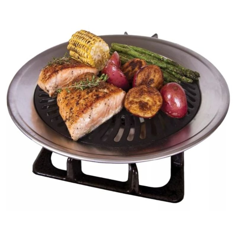 GENERICO Plato Asador Redondo Parrilla Barbacoa para Estufa Grill ...