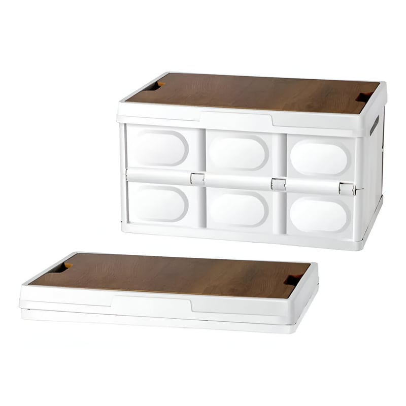 Caja Plástica 55l Plegable Organizador Con Tapa 42x23x28 | Sodimac ...