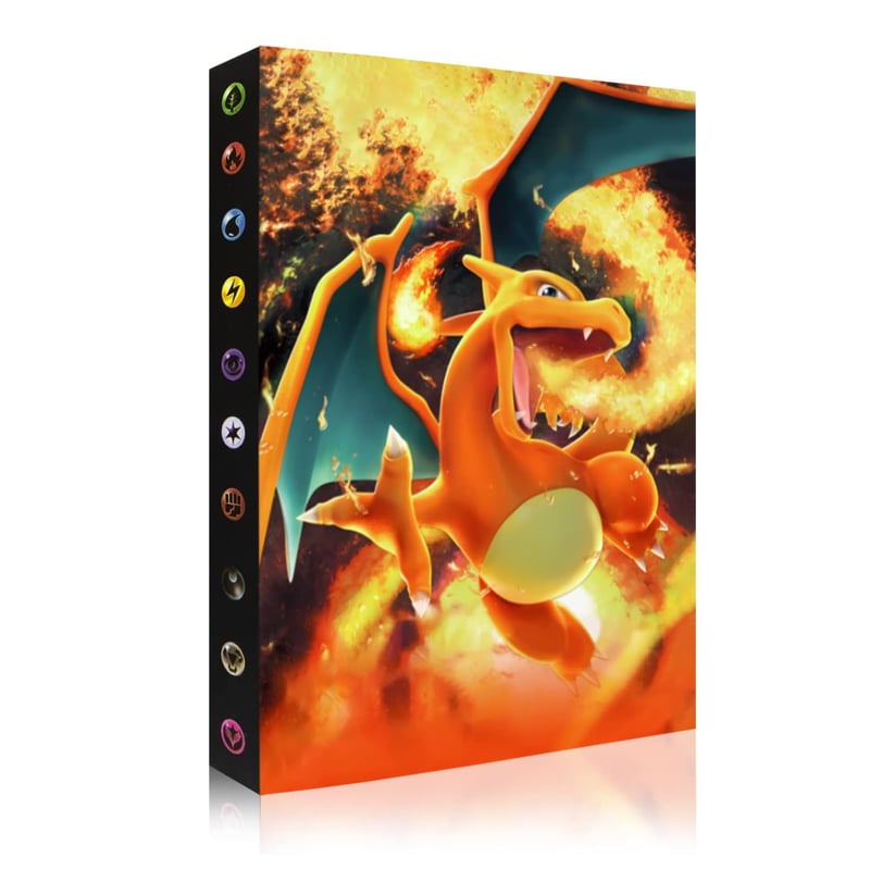 TIOZONEY Album Carpeta Pokemon Charizard para almacenar 240 cartas ...