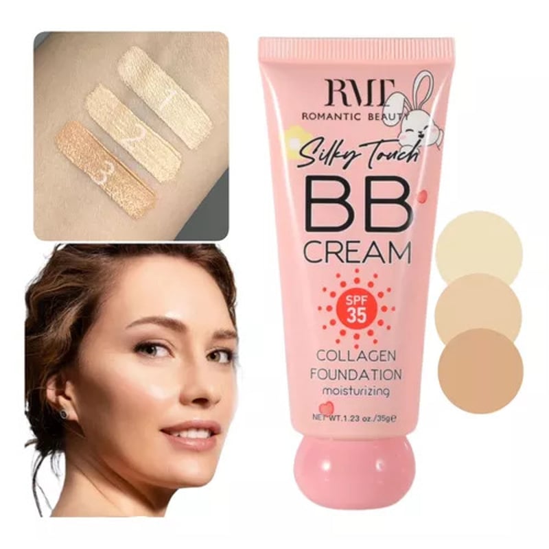 ROMANTIC BEAUTY Base Bb Cream Con Colageno Protector Solar Maquillaje ...