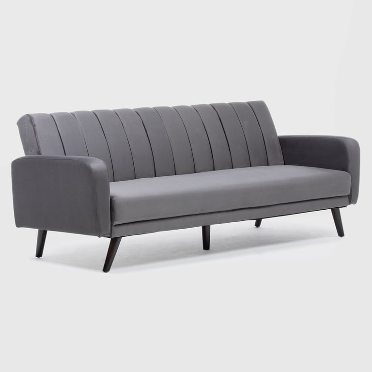 DANIELS Sofá Futón 3 Cuerpos Clásico Cambridge Gris EG2021GR | falabella.com