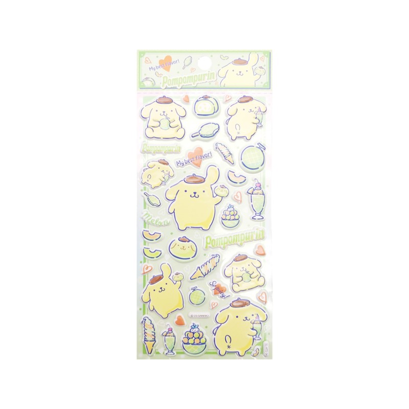 SANRIO Set de Stickers con Relieve Pompompurin Postres | falabella.com