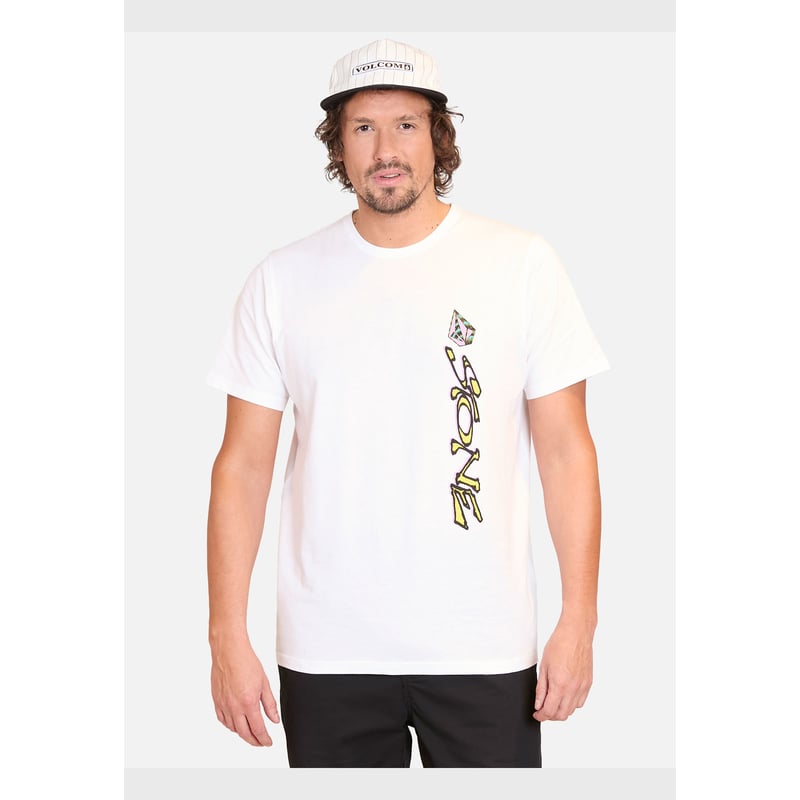 VOLCOM Polera Manga Corta Sea Punk Blanco Hombre Volcom | falabella.com