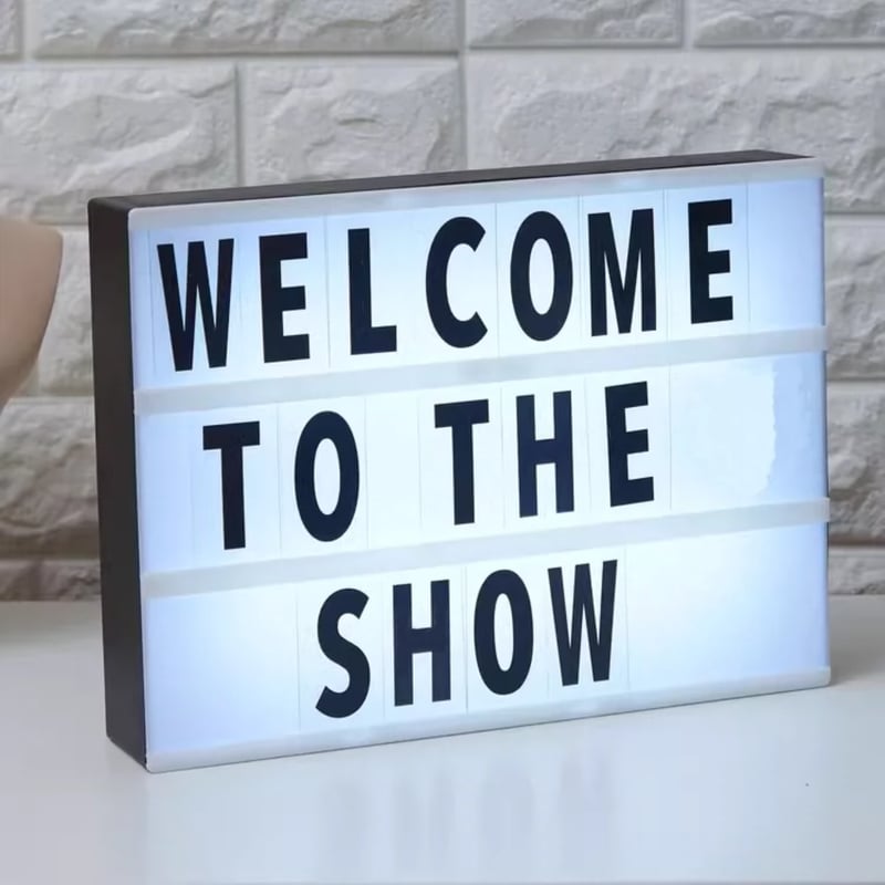 Tablero de Letras Iluminado LED Personalizable | Sodimac - Falabella