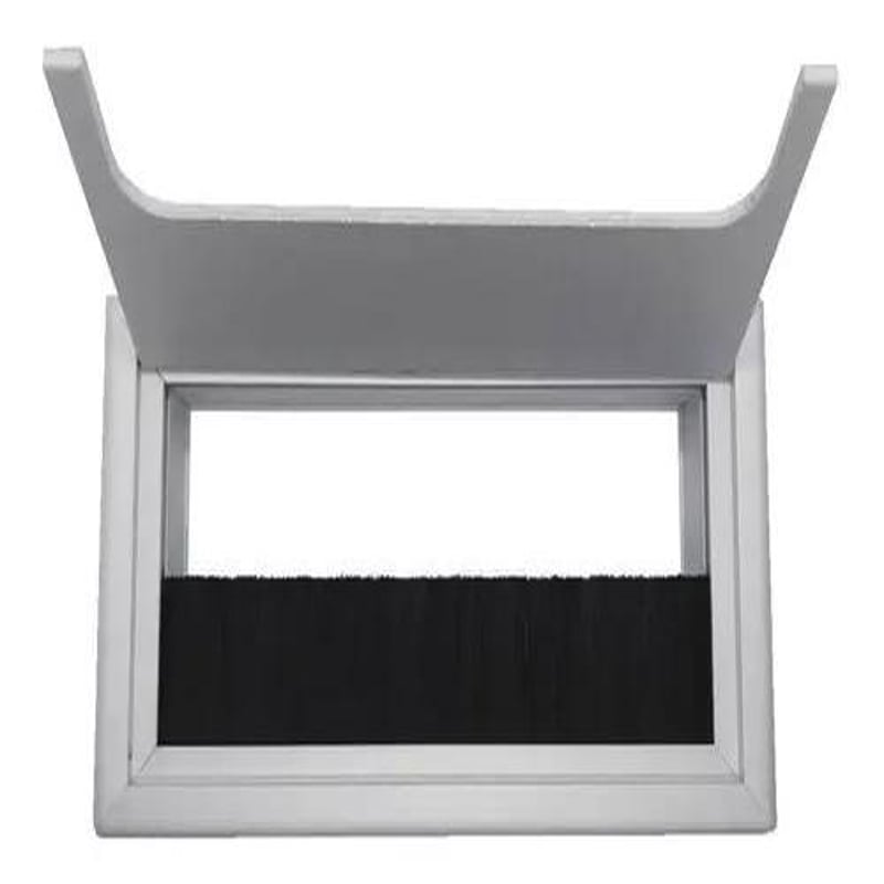 GENERICO Pasacables Rectangular de Aluminio para Escritorios y Mesas ...