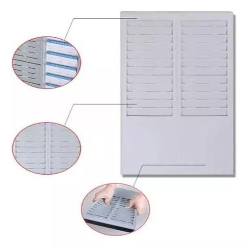 GENERICO Tarjetero Plástico para Control de Asistencia de hasta 24 ...