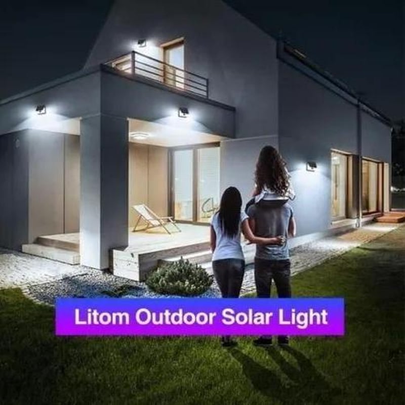 GENERICO Pack de 5 Focos Led Solares de Exterior 100W para Jardín ...