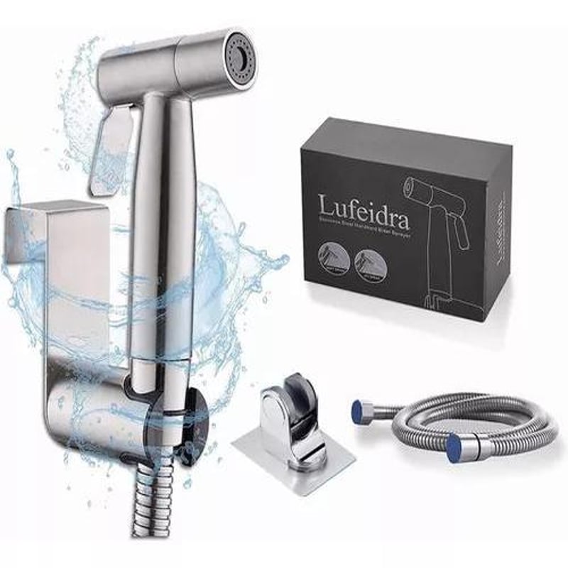 GENERICO Ducha Bidet Árabe para Inodoro en Acero Inoxidable - Kit ...