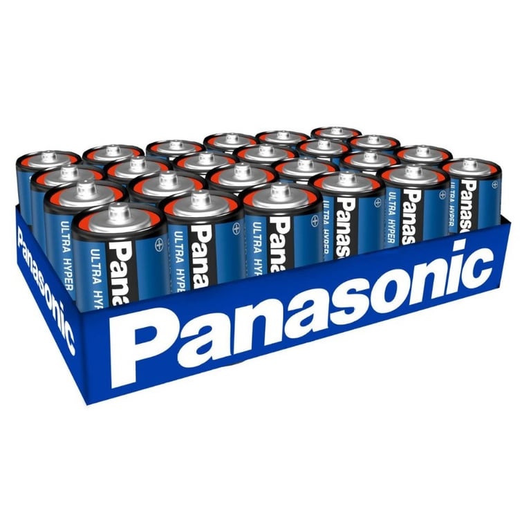 PANASONIC Pack 24 Pilas Panasonic D Ultra Hyper Manganeso | falabella.com
