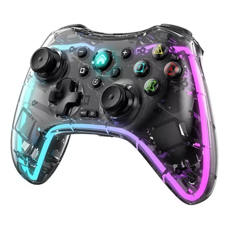 GENERICO Joystick Gaming Rgb Transparente Inalámbrico Android ...