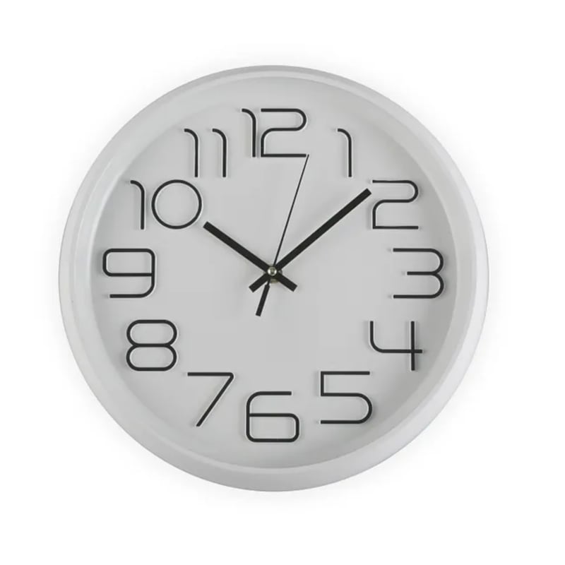 Reloj de Pared Moderno Letras 3D 29cm | Sodimac - Falabella