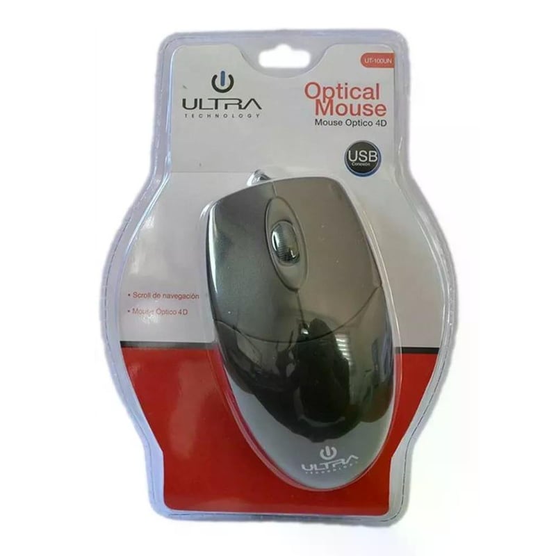 GENERICO Mouse alámbrico USB óptico negro | falabella.com