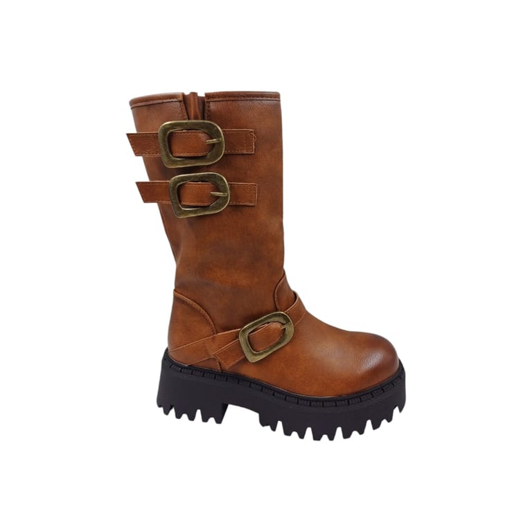 GENERICO Bota Camel Plataforma Mujer | falabella.com