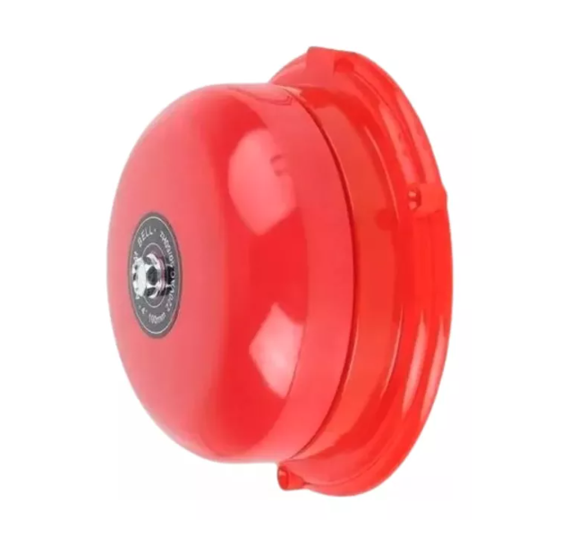 BELL Timbre Campana Alarma 6p 220vac Metal Rojo Escuela Incendio ...