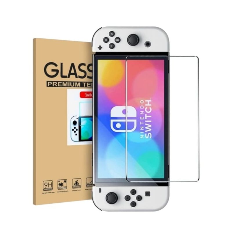 GENERICO Lamina de Vidrio Templado Para Nintendo Switch OLED Mica ...