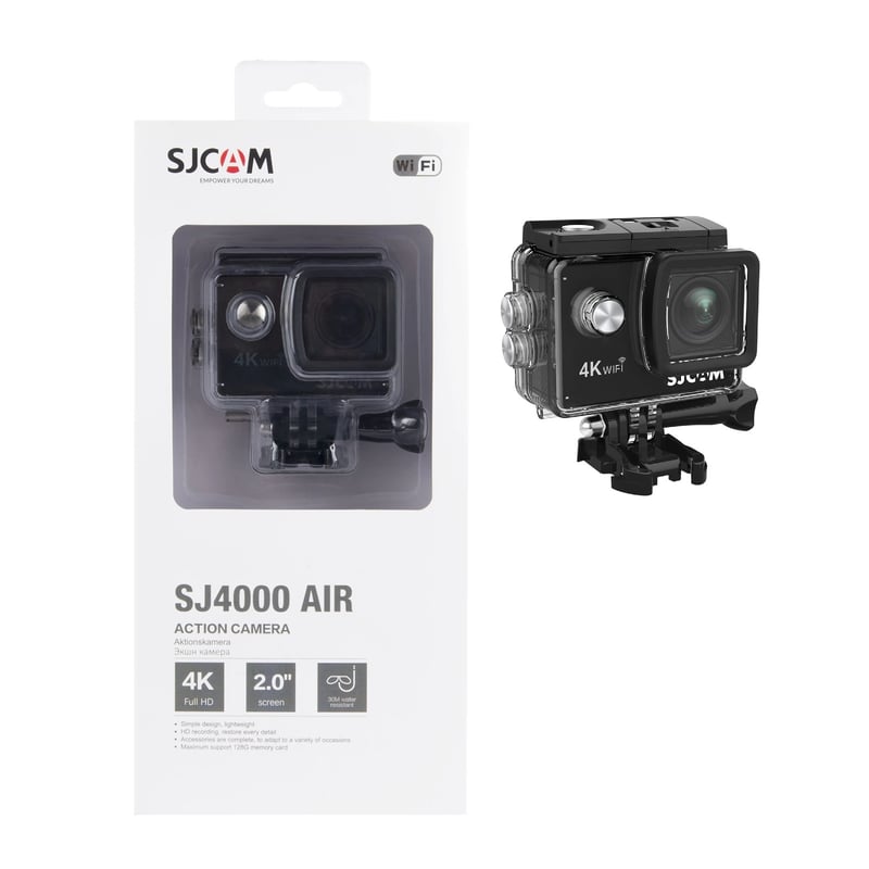 SJCAM Cámara de acción SJCAM SJ4000 AIR 4K WIFI Cámara impermeable | falabella.com