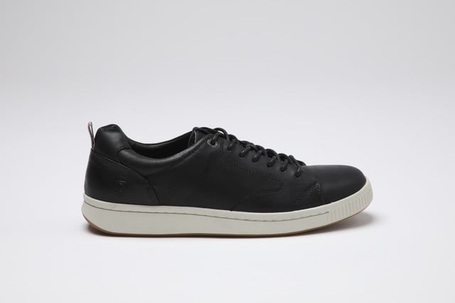 JARMAN Zapatilla hombre Casuales Cuero Con Cordon Negro Jarman ...