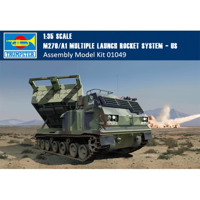 GENERICO TRUMPETER 01049 1-35 M270 A1 MULTIPLE LAUNCH ROCKET SYSTEM ...