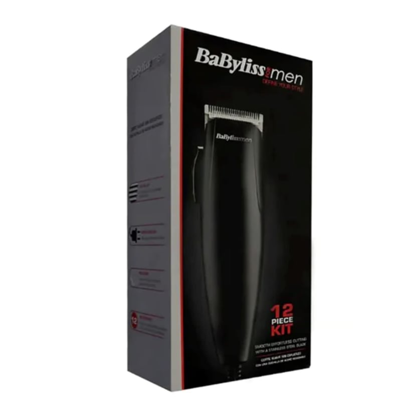 BABYLISS PRO Kit Máquina BabylissPro Cortadora Clipper set 12 Piezas ...