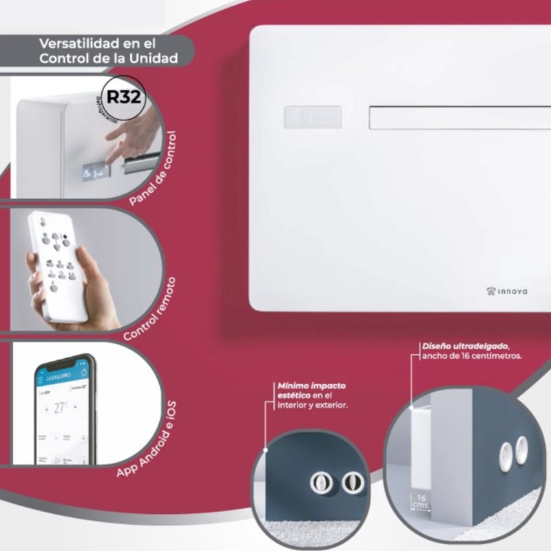 INNOVA AIRE ACONDICIONADO INVERTER INNOVA 10000BTU FRIO-CALOR ...