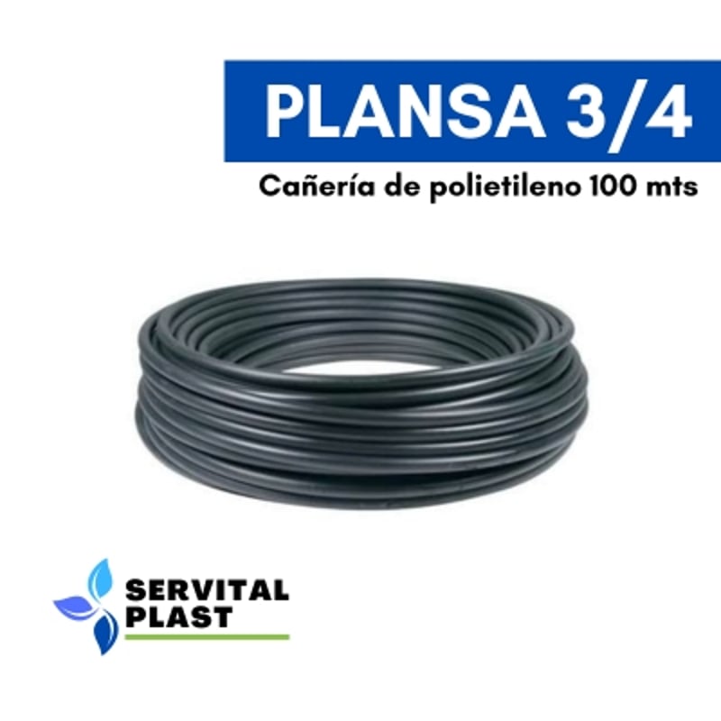 Cañería Plansa Polietileno 3/4 100 mts | Sodimac - Falabella