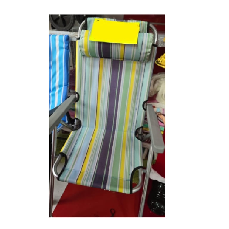 GENERICO Silla reposera Jardin Playa Camping Azul Plegable | falabella.com