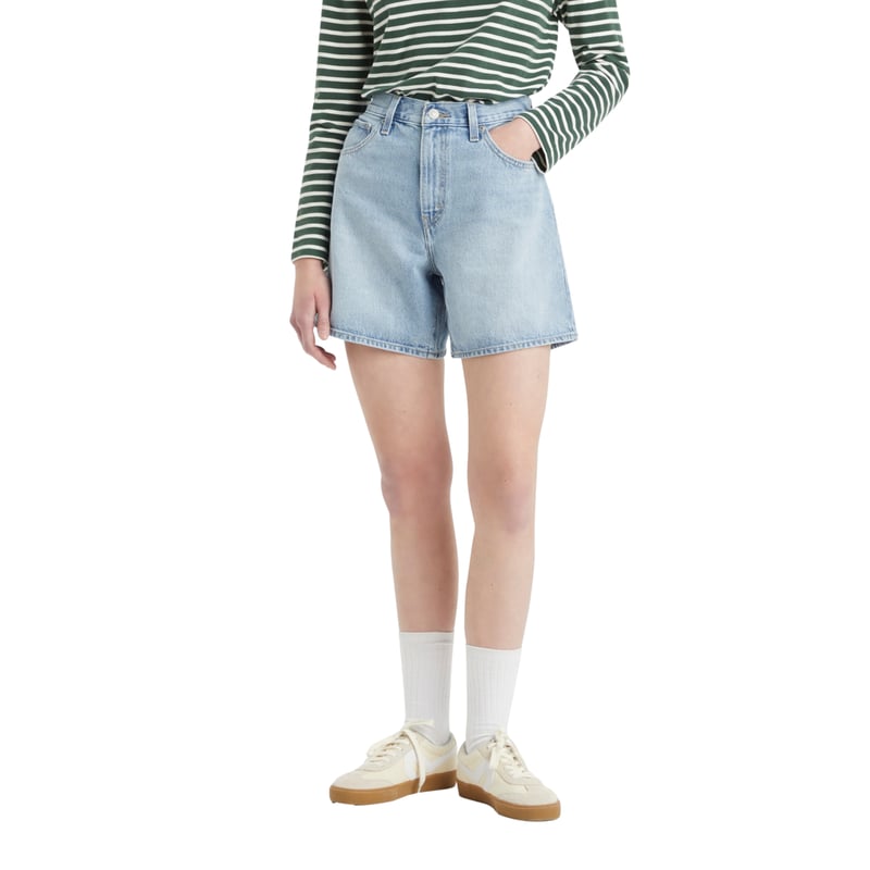 LEVIS Shorts Mujer High rise Baggy Azul Levis | falabella.com