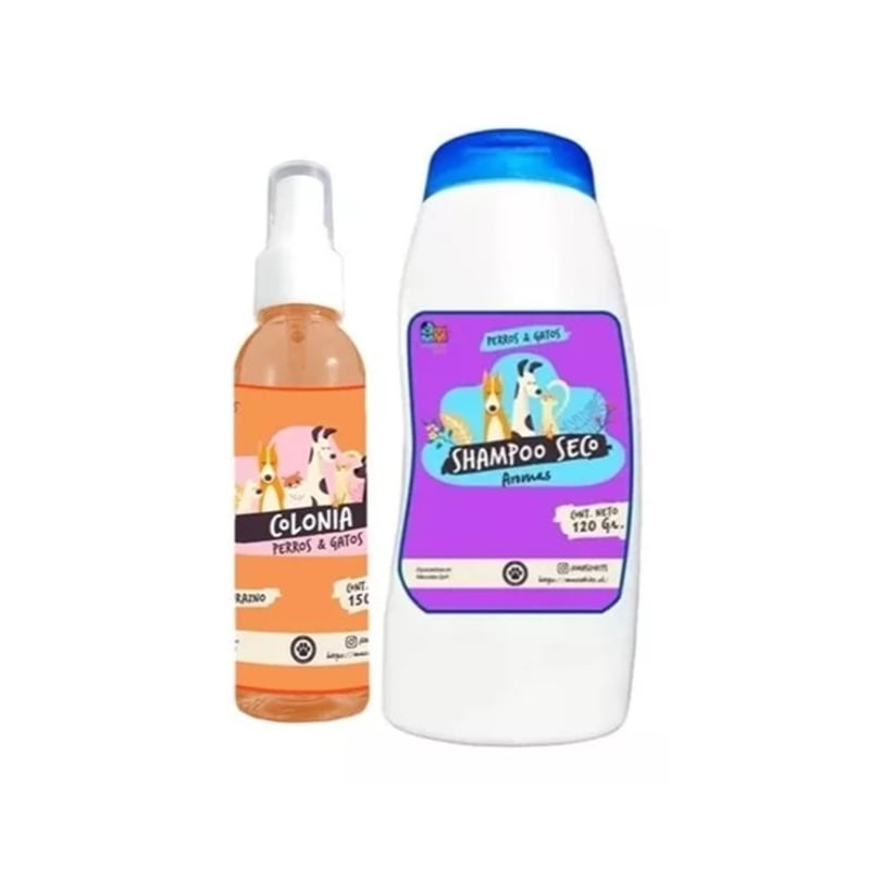 Kit Para Perro Shampoo Seco Colonia Durazno-Fruitilicious | Sodimac ...