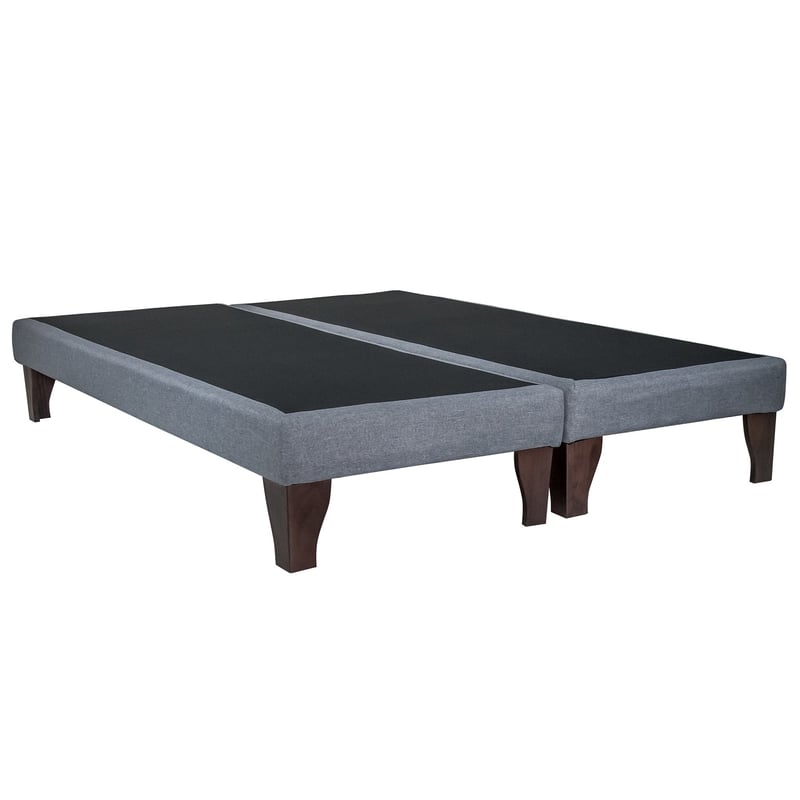 BLOCCARE Base De Cama 2 Plazas div. Box largo 190cm con Patas De Madera ...