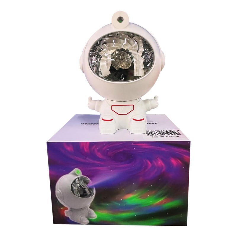 GENERICO Lampara Proyector Nebula Diseño Astronauta Color Blanco ...