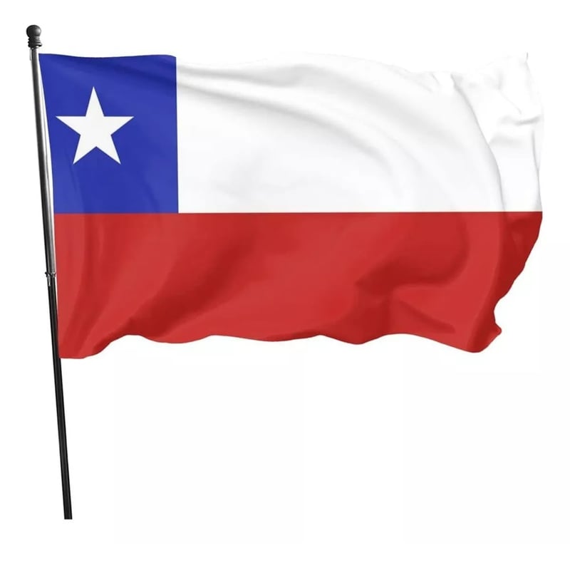 GENERICO Banderas De Chile Bandera Chile Chilena 150 X 90 Tela ...