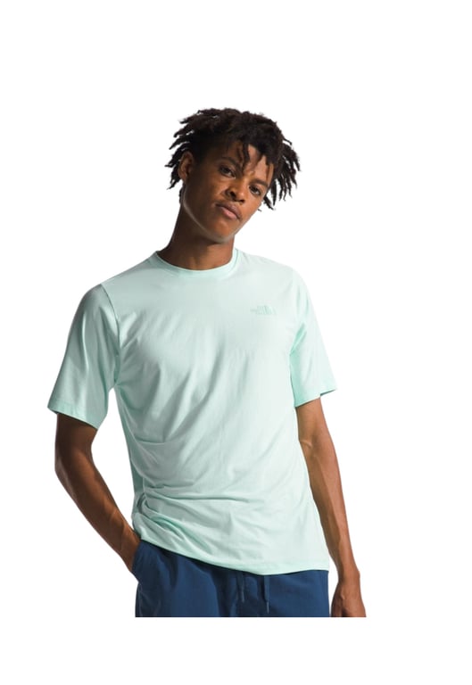 THE NORTH FACE Polera Hombre Dune Sky S/S Crew Celeste | falabella.com
