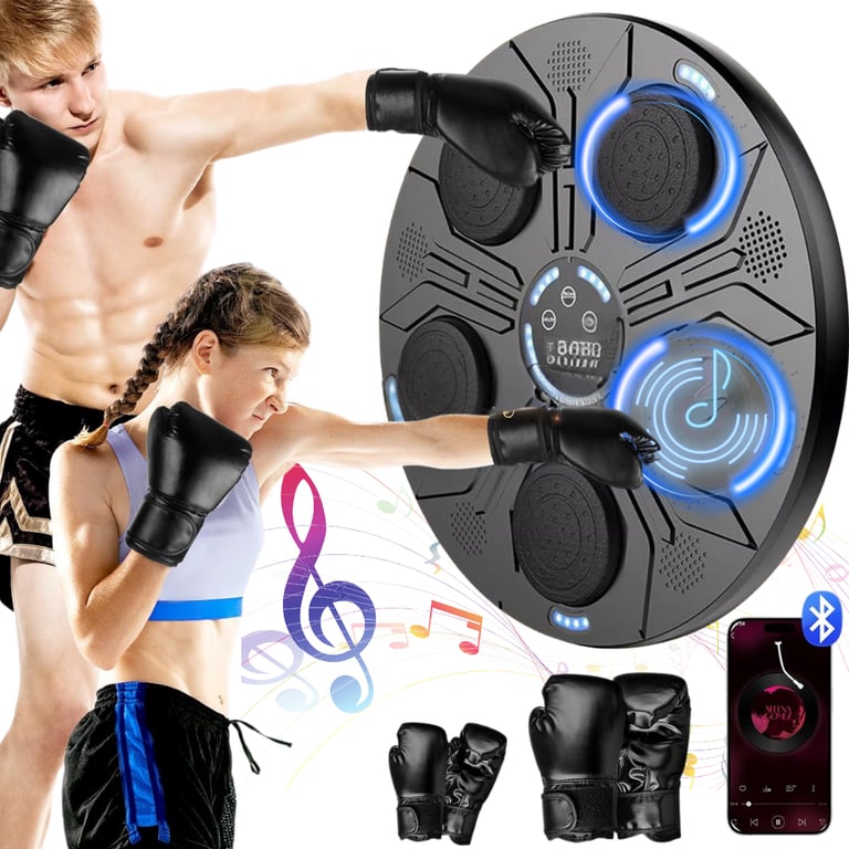 LINE Máquina Boxeo Musical Entrenamiento Soporte Boxeo Bluetooth ...