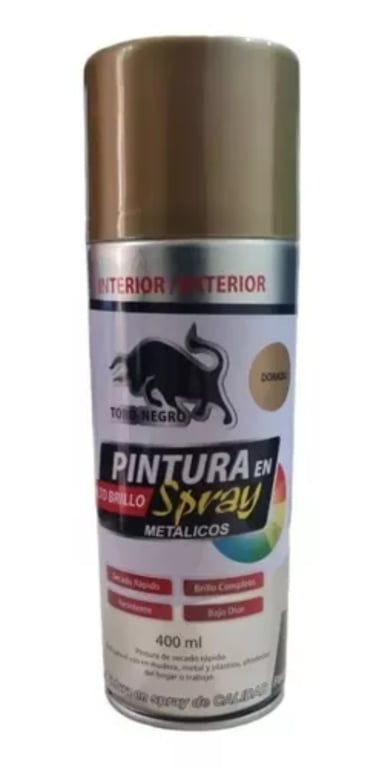 GENERICO Pintura Spray Uso General Dorado Brillante 400ml | falabella.com