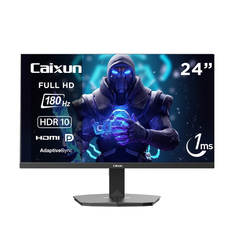 CAIXUN Monitor Gamer Plano Caixun 24 FHD VA 180Hz sRGB110% HDMI DP ...