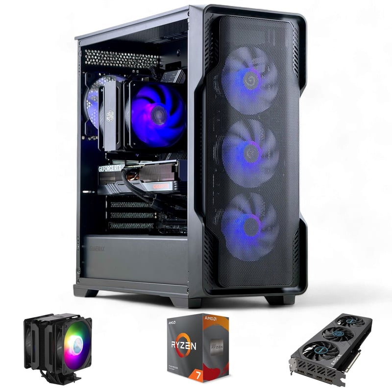 HYPERPC PC GAMER Siege AMD RYZEN 7 5800x 32gb 2Tb RTX 4070 SUPER WiFi ...