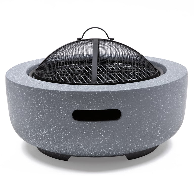 Fogón a Carbón Relan Pierre Brasero y Parrilla Simil Piedra | Sodimac ...