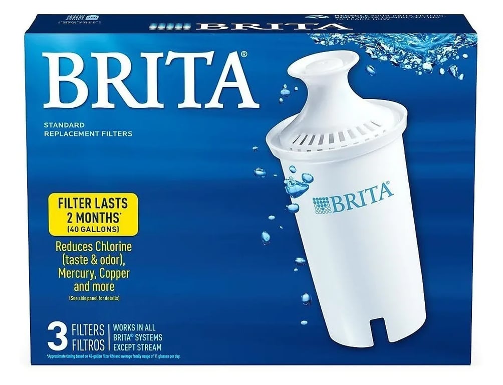 BRITA Brita Sistema Purificador De Agua Filtro Purificador 3 Unid ...