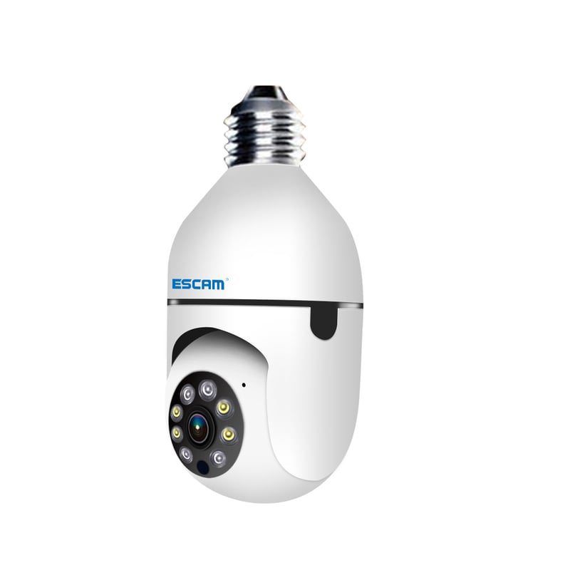 ESCAM Cámara de seguridad Ampolleta E27 Wifi Full HD 1080p Escam PT208 ...