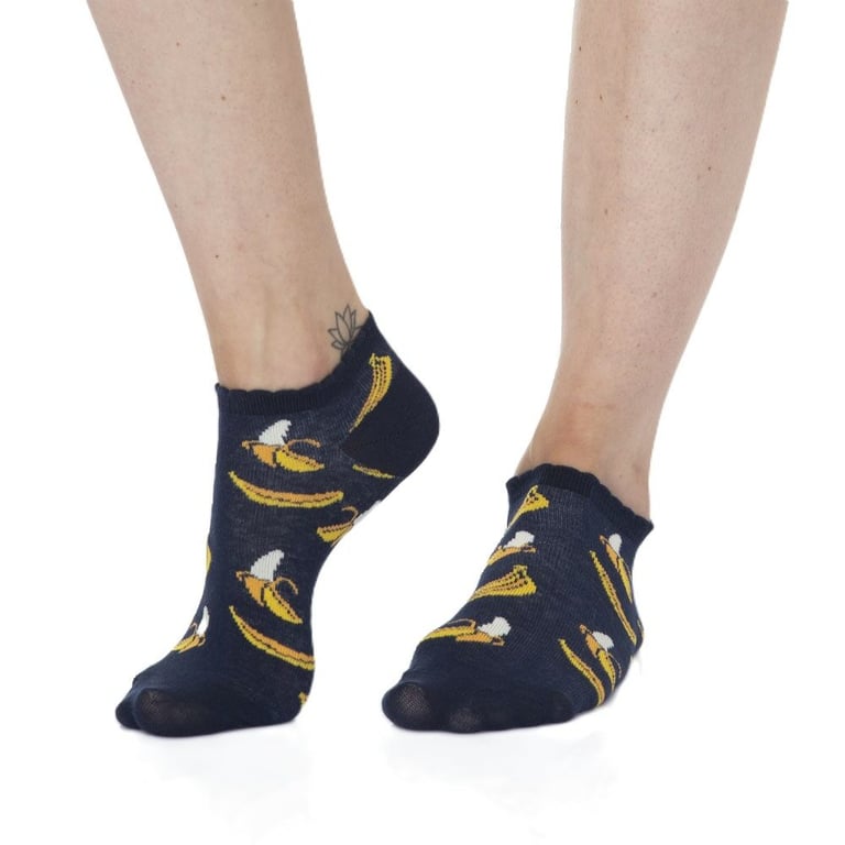 LADY GENNY Calcetines Tobilleros Estampados Algodón para mujer ...