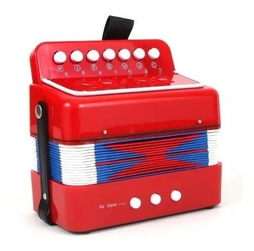 Mini Acordeón De Juguete 7 Acordes Y 2 Bajos | Sodimac - Falabella