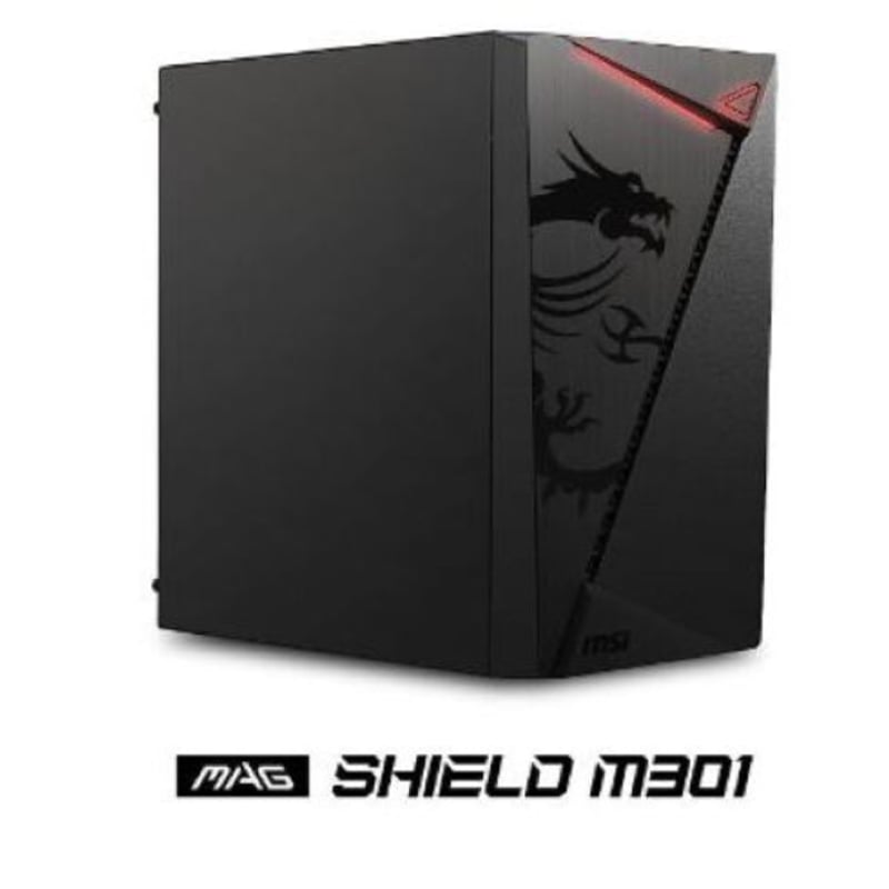 MSI Gabinete - MSI MAG SHIELD M301 - SFuente - Micro ATX - Negro ...