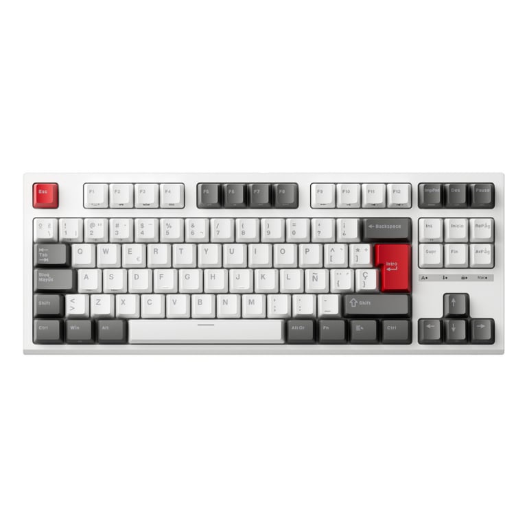 ROYAL KLUDGE Teclado Mecánico Español 87%TKL RGB R87 Rk Royal Kludge ...
