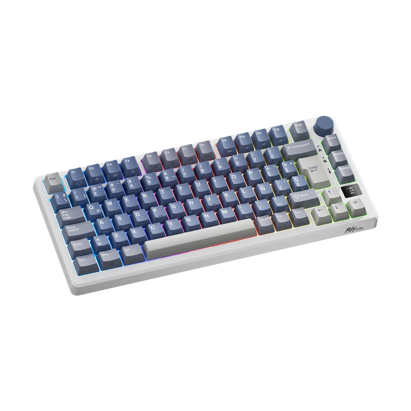 ROYAL KLUDGE Teclado Mecánico Español Inalámbrico Rk Royal Kludge M75 ...