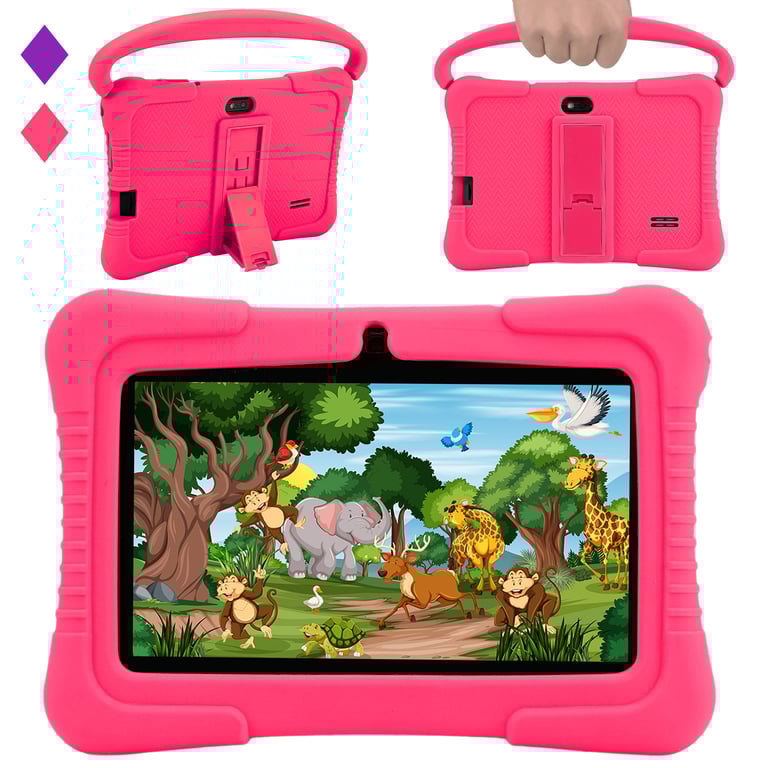 VEIDOO Tablet Niños Veidoo con Control Parental 32GB 7 - Rosa ...