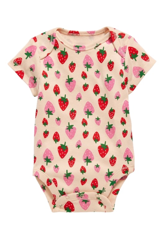 OLD NAVY Pilucho Manga Corta Estampado Bebé niña Multicolor | falabella.com