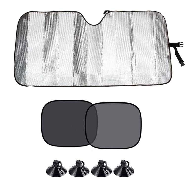 Kit Parasol Protector Solar Parabrisas Mallas Ventana Auto | Sodimac ...