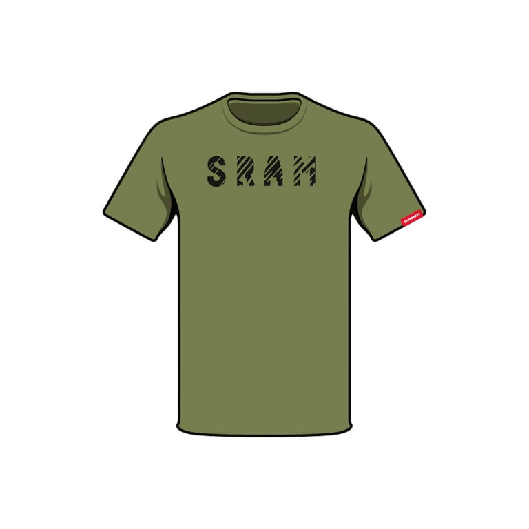 SRAM Polera SRAM Manga Corta Slash Verde | falabella.com