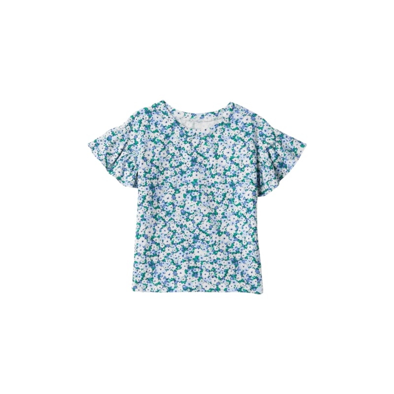 GAP Polera Maga Flutter Niña Azul | falabella.com